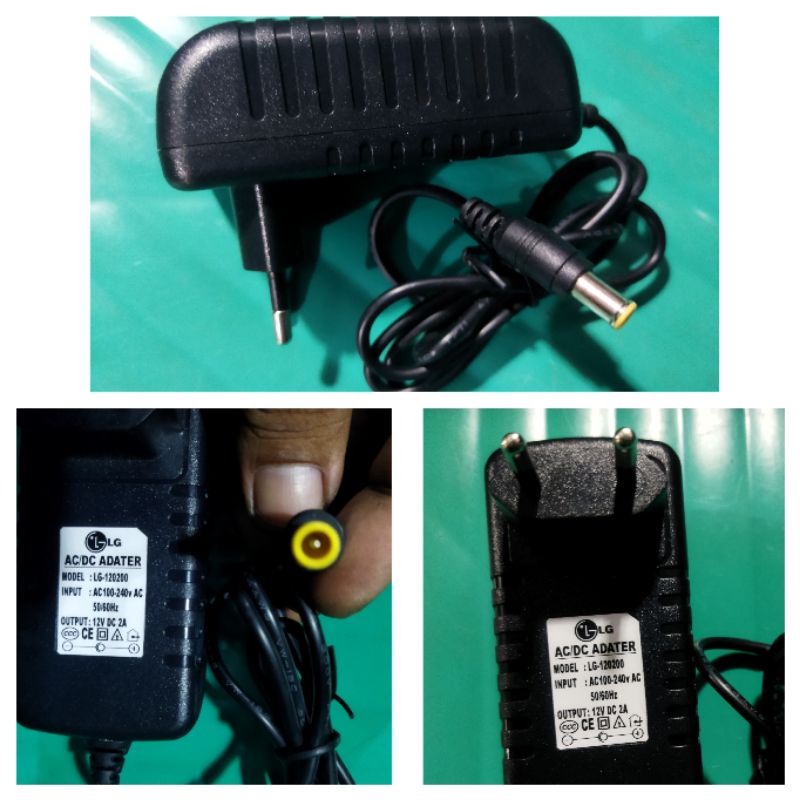 Jual Adaptor LCD 12V LED LG Flatron 22MN42A W1943S E1960 E1960S E1960ST W1643SV W1643S | Shopee ...