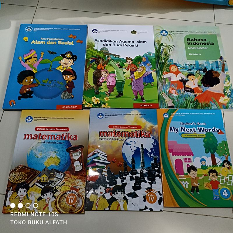 Jual BUKU KURIKULUM MERDEKA KELAS 4 SD PELAJARAN BHS INDONESIA, IPAS, PEND AGAMA ISLAM, BHS ...