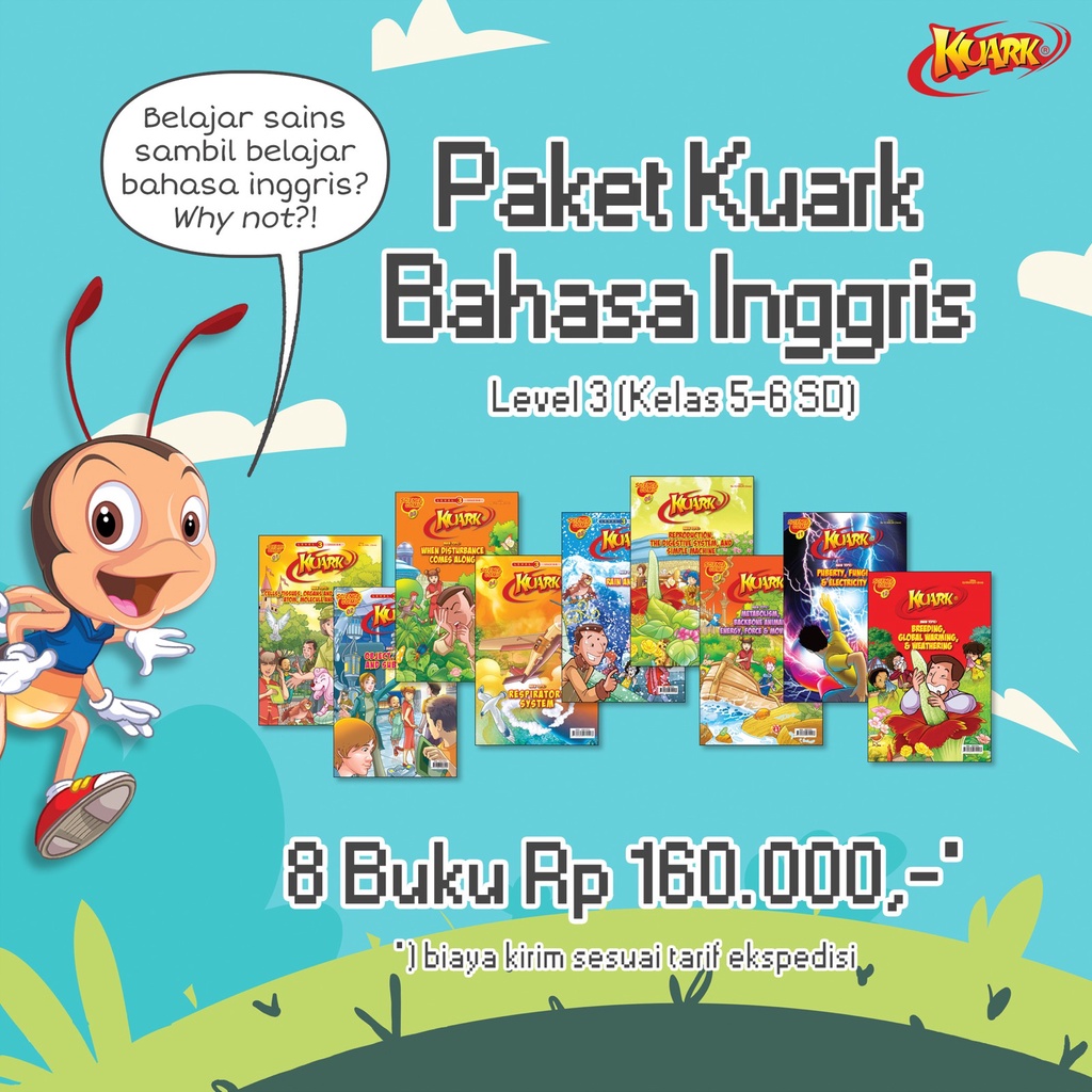 Jual KUARK - Paket Kuark Bahasa Inggris Level III (kelas 5 dan 6 SD ...
