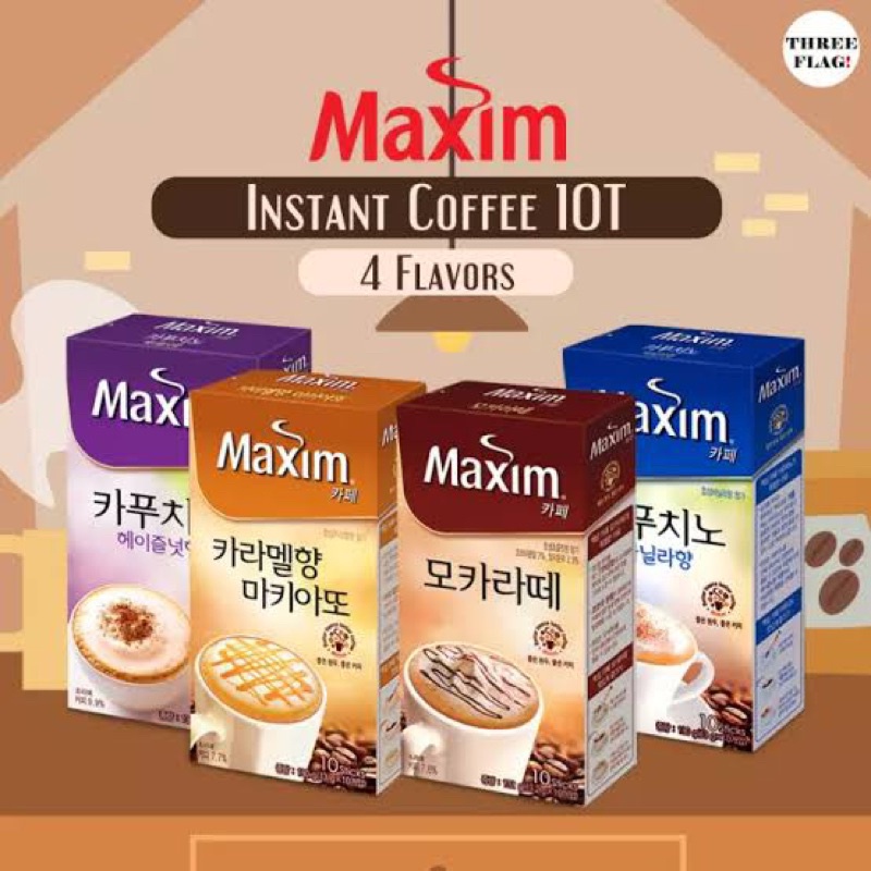 Jual KOPI KOREA MAXIM LATTE ECERAN | Shopee Indonesia