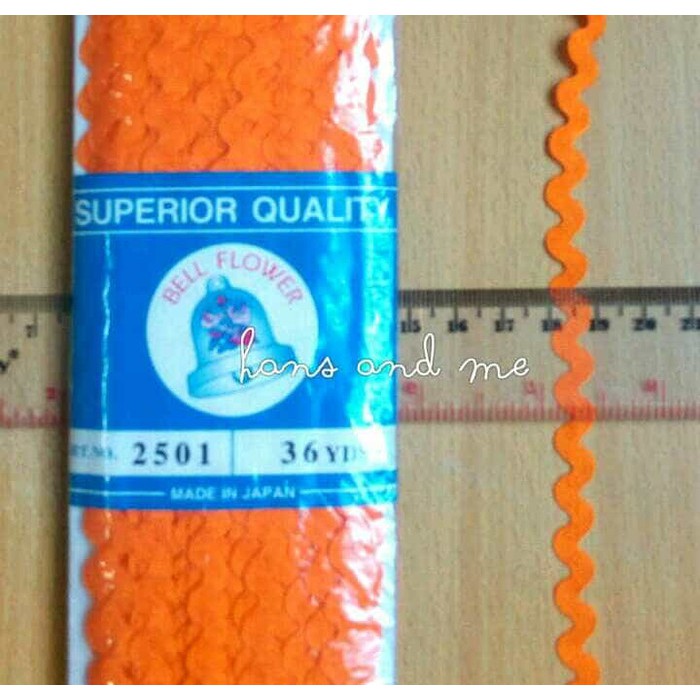 Jual Biku-Biku Orange Prakarya Kerajinan Tangan (jual per meter ...