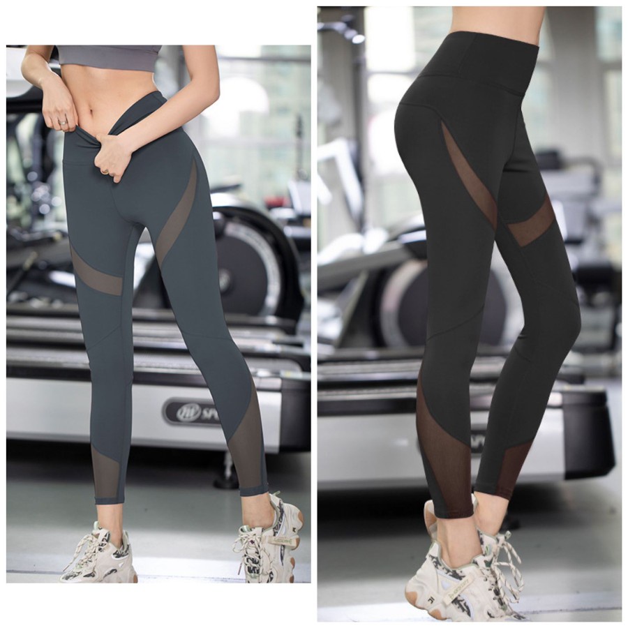 Jual Celana Legging Yoga Pants High Waist Polos Legging Sport Wanita ...