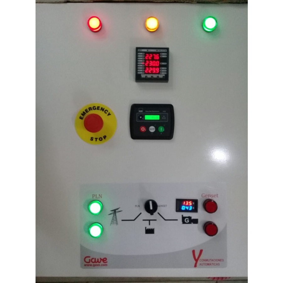 Jual PANEL ATS AMF MCCB MOTORIZED SCHNEIDER 160A /106KVA | Shopee Indonesia