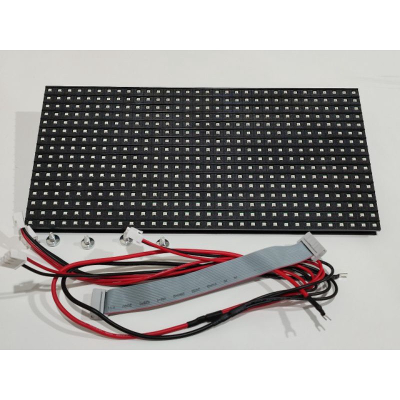 Jual Panel Module Modul Led P10 Running Text SMD Merah Indoor Semi ...