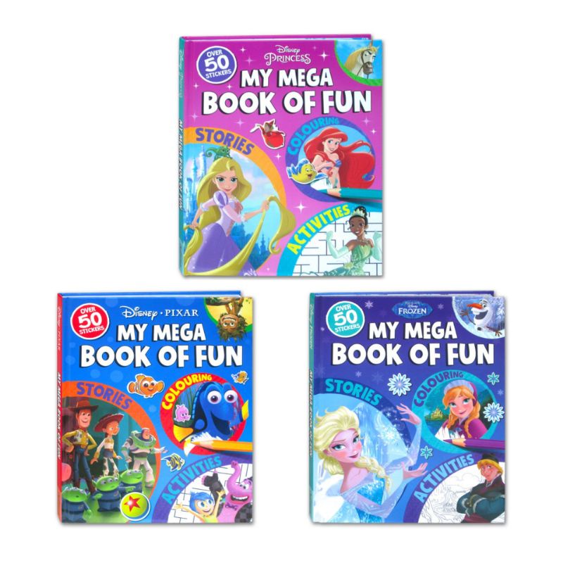 Jual My Mega Book of Fun: Disney Pixar Princess Frozen (Stories ...
