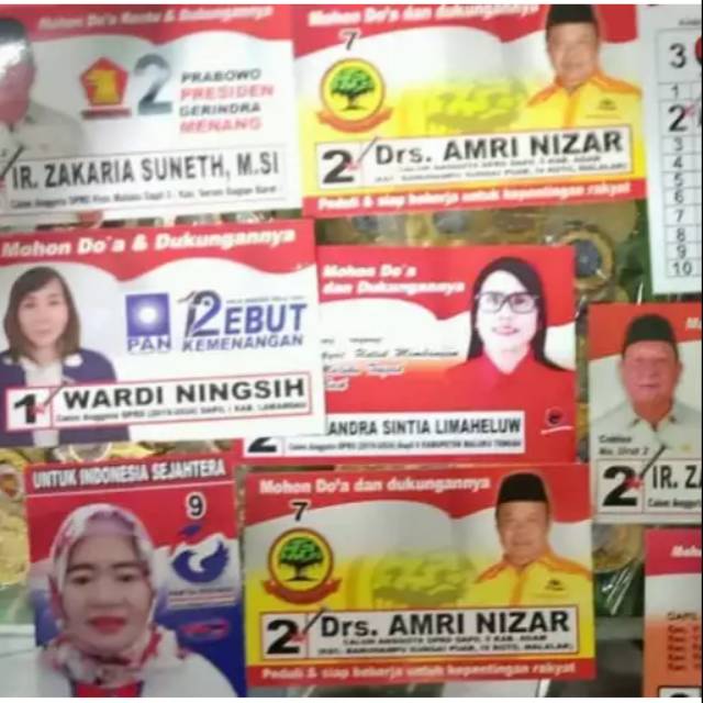 Jual Stiker Caleg | Pilkada | PEMILU Murah | Shopee Indonesia