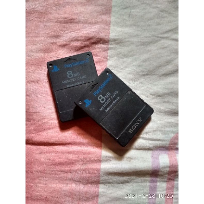Jual memory card sony 8MB magicgate for PlayStation 2 ps2 preloved ...
