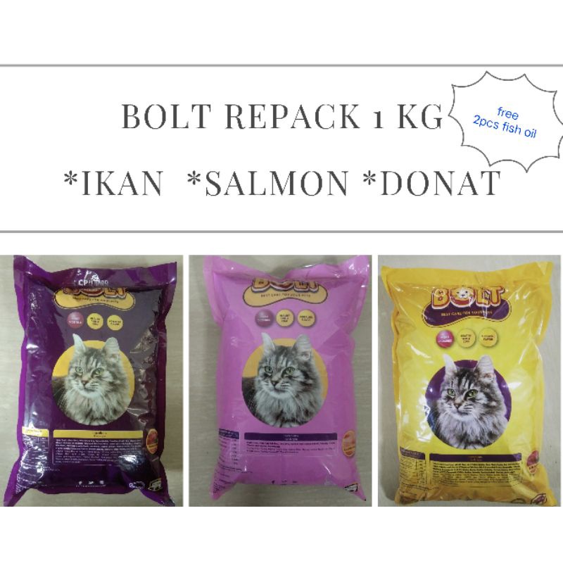 Jual Pakan Kucing Bolt 800g / Bolt Makanan Kucing | Shopee Indonesia