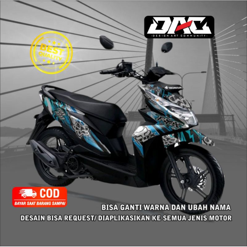 Jual sticker decal full body Honda beat | Shopee Indonesia