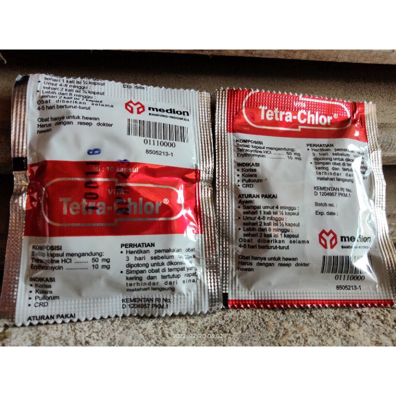 Jual TETRA-CHLOR Tetrachlor 10kapsul | Shopee Indonesia