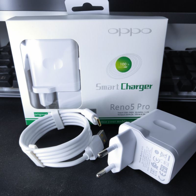 Jual Charger/Cas Oppo 65W SUPER VOOC FAST CHARGING MICRO USB/TYPE C ...