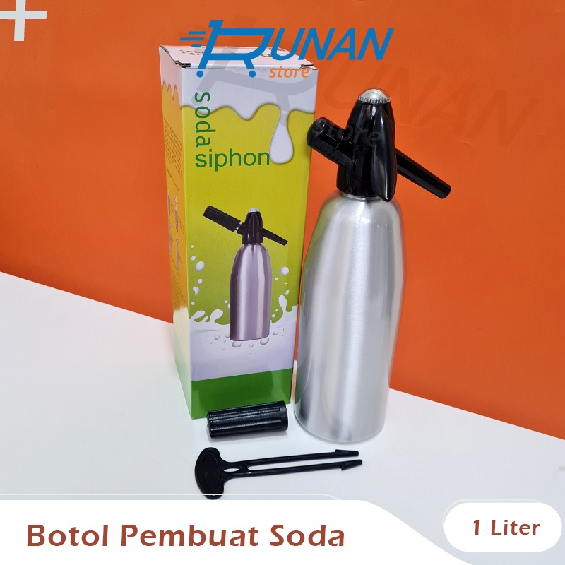 Jual Botol Pembuat Soda 1L Siphon Soda Maker Bartender Tools 1000ml ...
