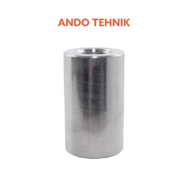 Jual Socket/ Coupling Class 3000 1/2 inch SS304 Drat NPT | Shopee Indonesia