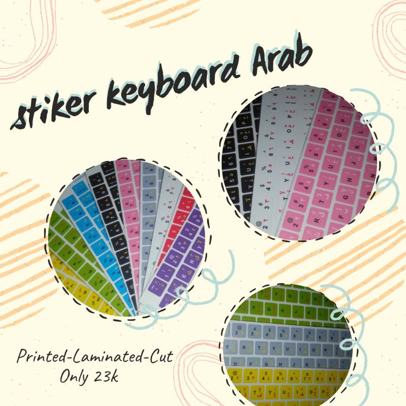 Jual Stiker keyboard Arab | Shopee Indonesia