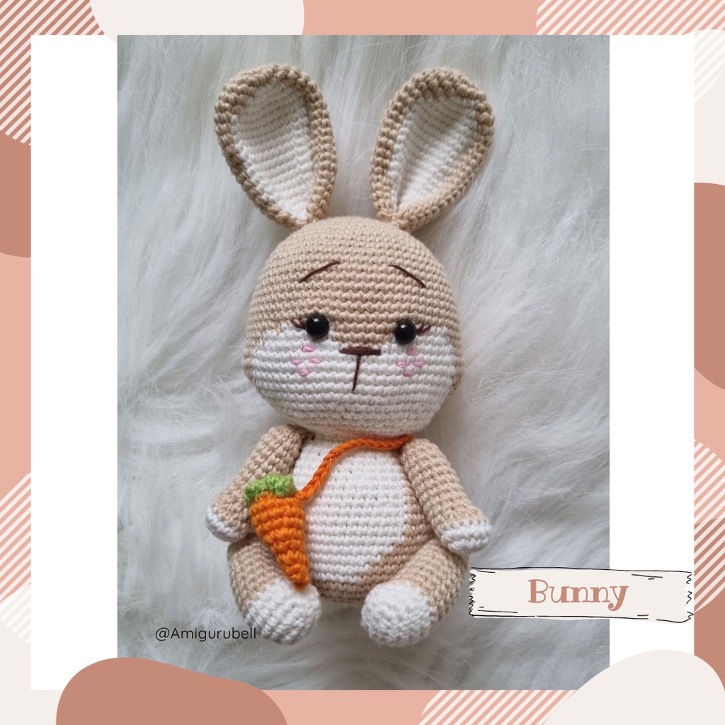 Jual Boneka Rajut Bunny Kelinci (amigurumi) | Shopee Indonesia