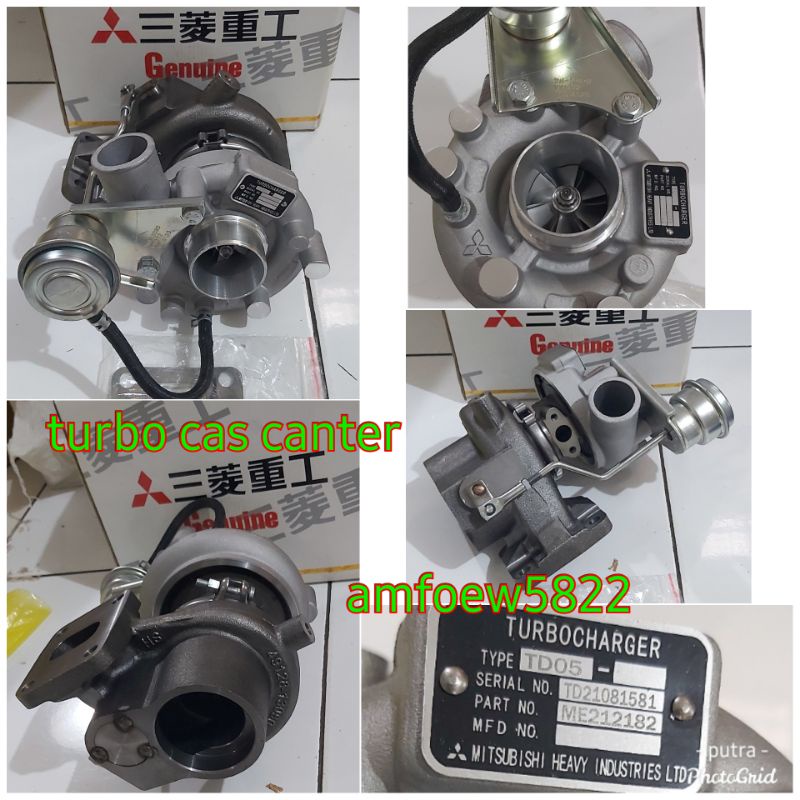 Jual turbo charger turbo cas mitsubishi canter ps125t ps 125 turbo ...