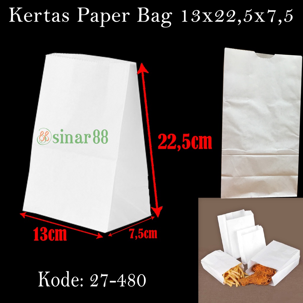 Jual Kertas Paperbag 13cm X 22,5cm isi 50 | Shopee Indonesia