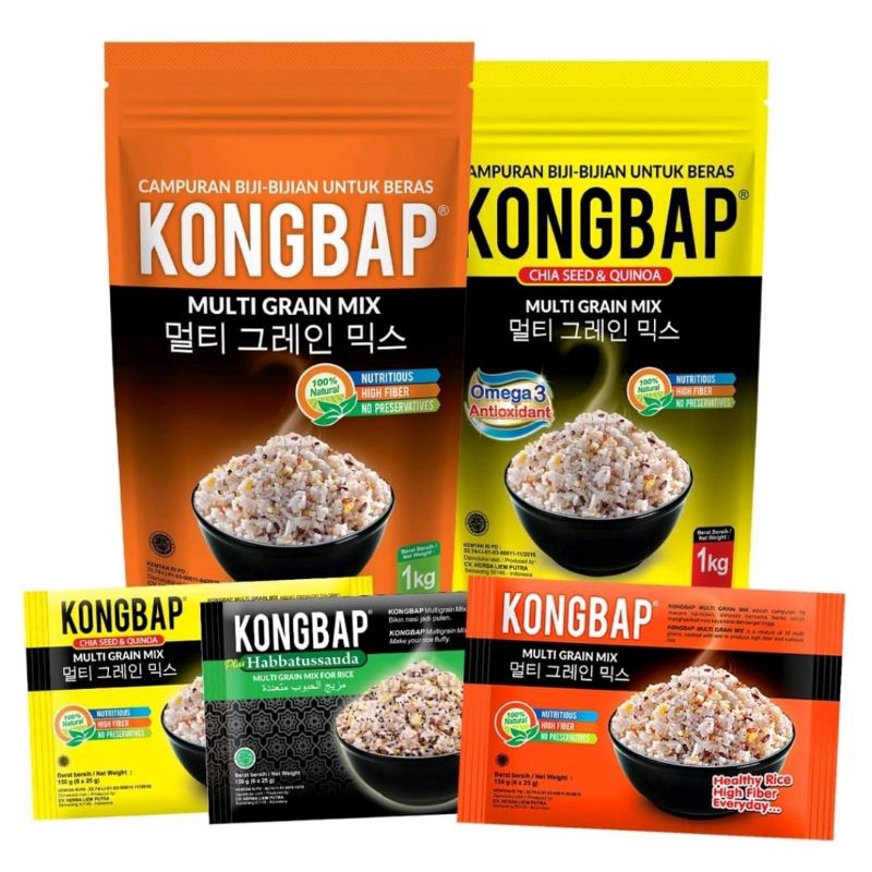 Jual Kongbap Multigrain Mix Beras Organik 1 Kg Super Food | Shopee ...