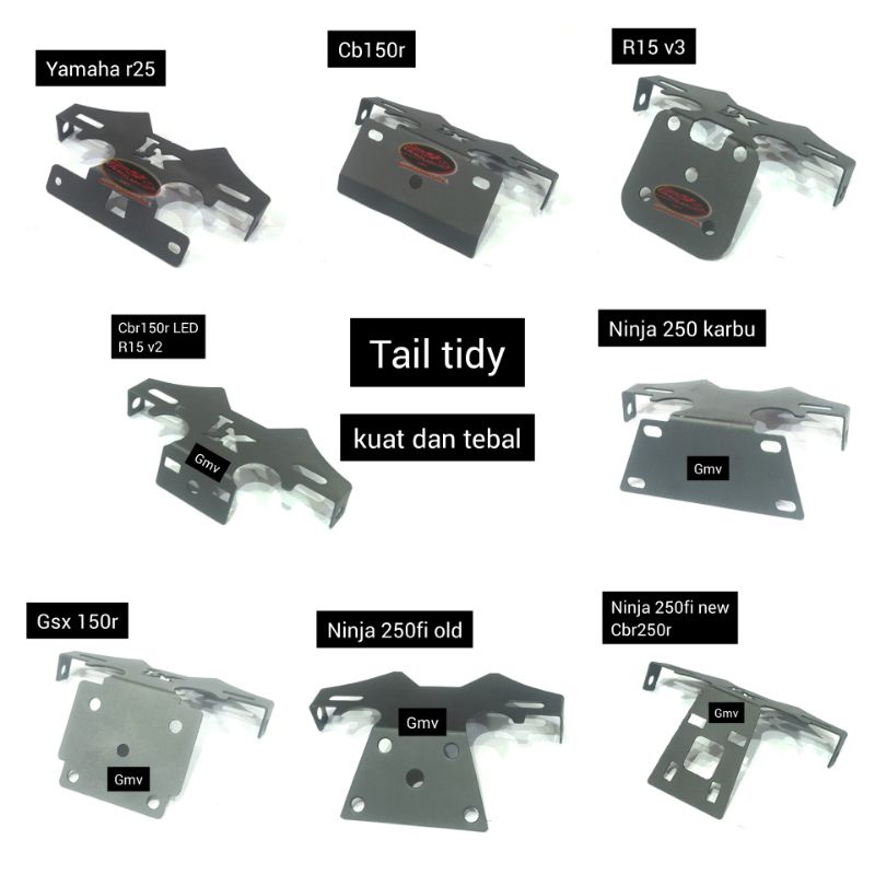 Jual Tail Tidi/Tidy R15 V2&V3 Cbr150 new&Old Gsx 150R Ninja 250 fi ...
