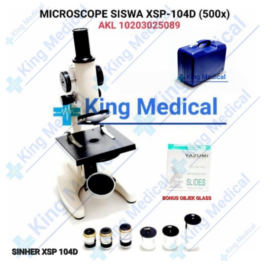 Jual Mikroskop Cahaya XSP 12/Microscope Monokuler SMP SMA Pembesaran ...