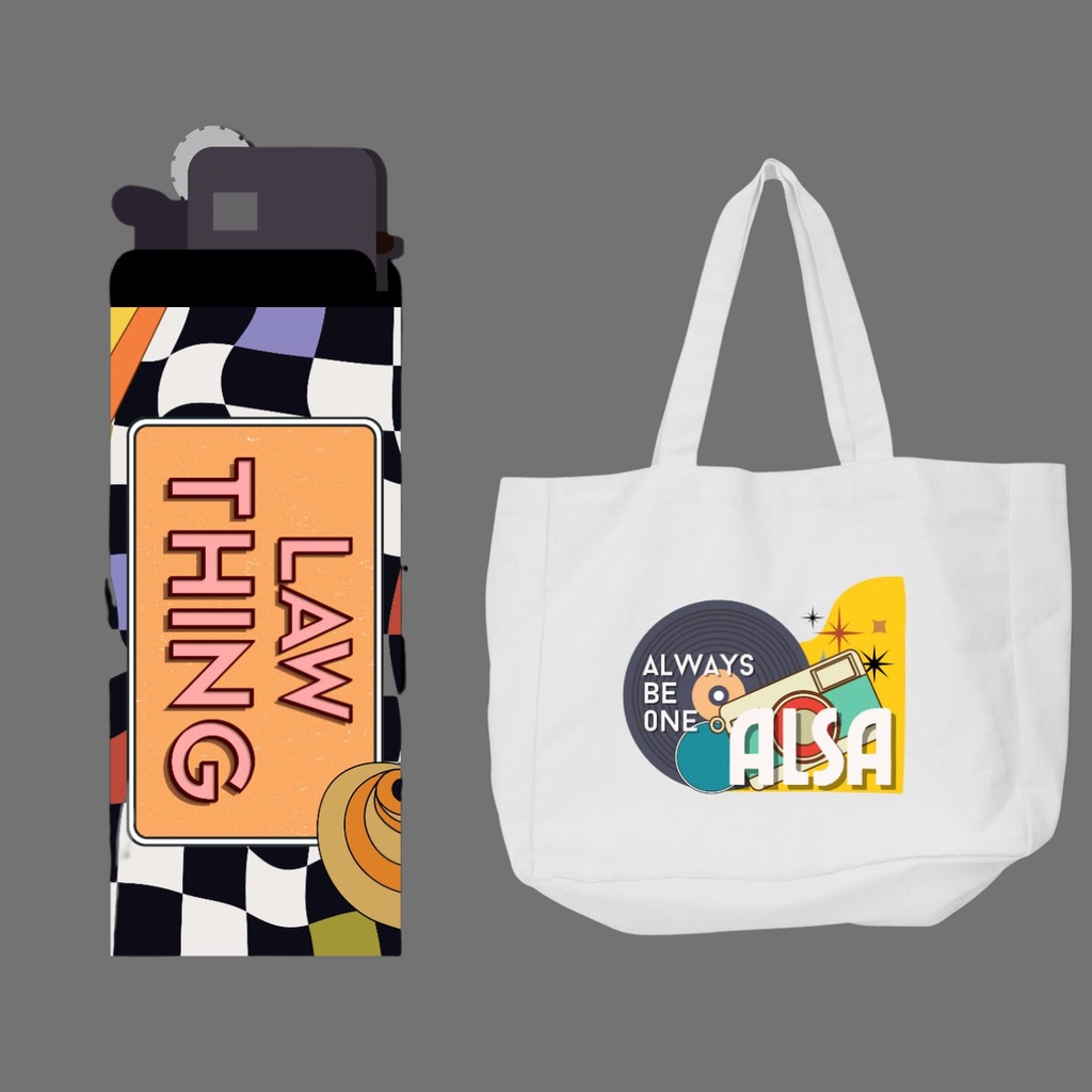 Jual Bundle B ALSA Merchandise Vol.1 (Totebag & Korek Api) | Shopee ...