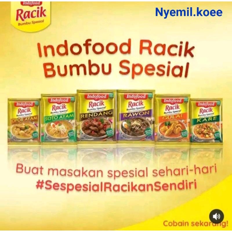 Jual Bumbu Racik Spesial Indofood Rasa Rendang 45 gr | Shopee Indonesia