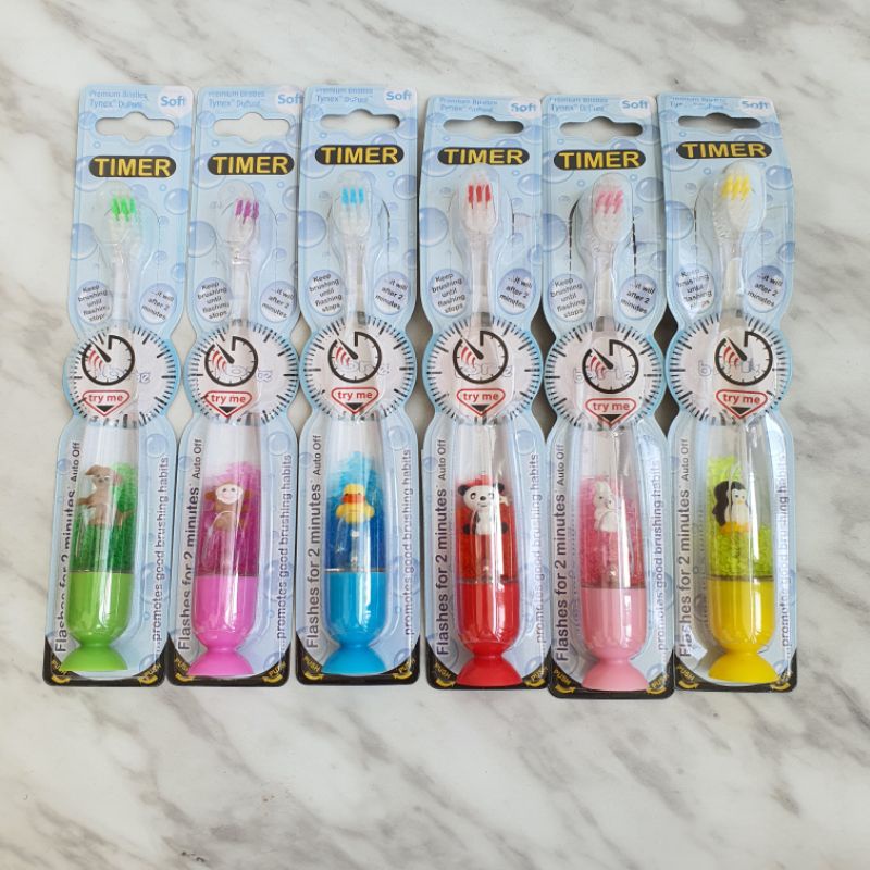 Jual LED Premium tootbrush timer for kids from korea | Shopee Indonesia