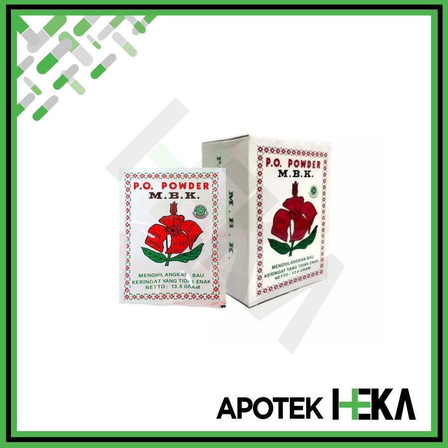 Jual Powder MBK Bedak MBK Putih Box isi 12 Sachet - Bedak Bau Badan ...