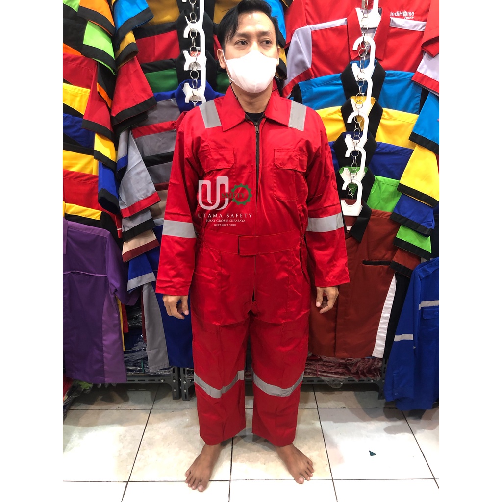 Jual Wearpack Overall Safety Proyek atau Wearpack Terusan | Shopee ...