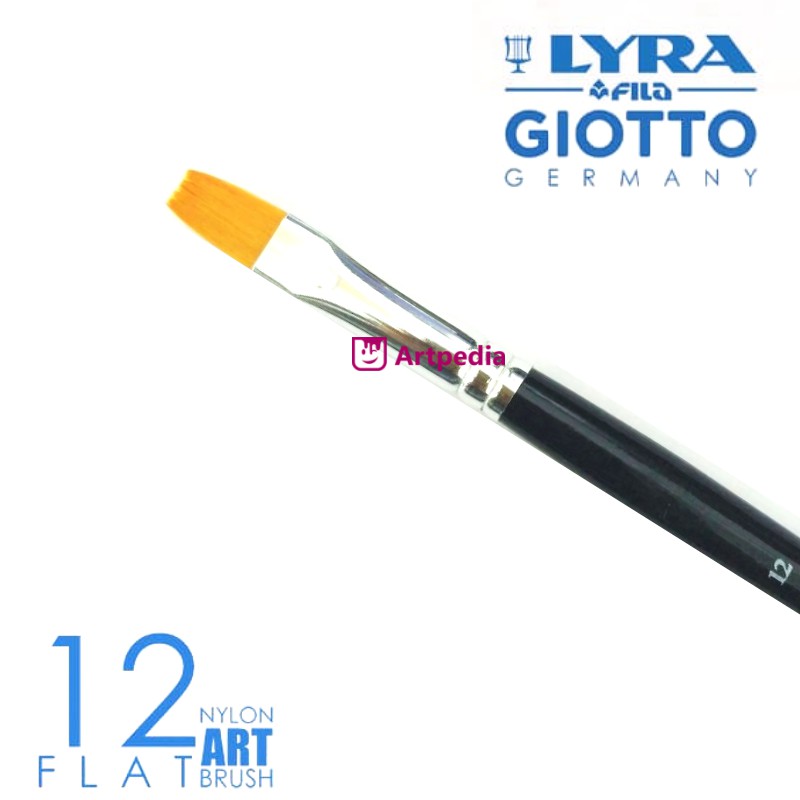 Jual Kuas Lyra Pipih 12 - Lyra Taklon Art Brush Flat No.12 - Kuas Lukis ...