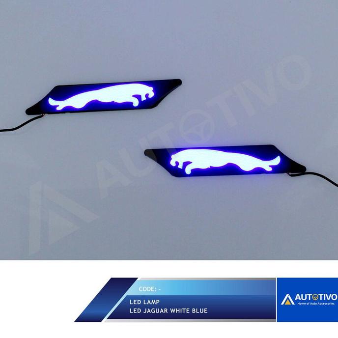 Jual LED DRL Universal Model Jaguar Blue Lights AUTOT11 Kualitas Baik ...