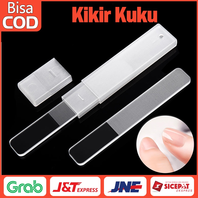 Jual [FREE BOX] Alat Pengikir Kuku Kikir Kuku/ Nano Glass Nail Art Make ...