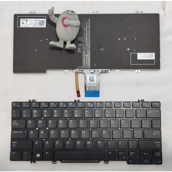 Jual KEYBOARD DELL LATITUDE 11-3150 11-3160 12-7275 12-925 ORIGINAL ...