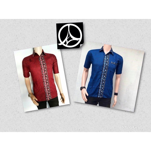 Jual Baju Batik Pria Awan Mini Akatsuki | Shopee Indonesia