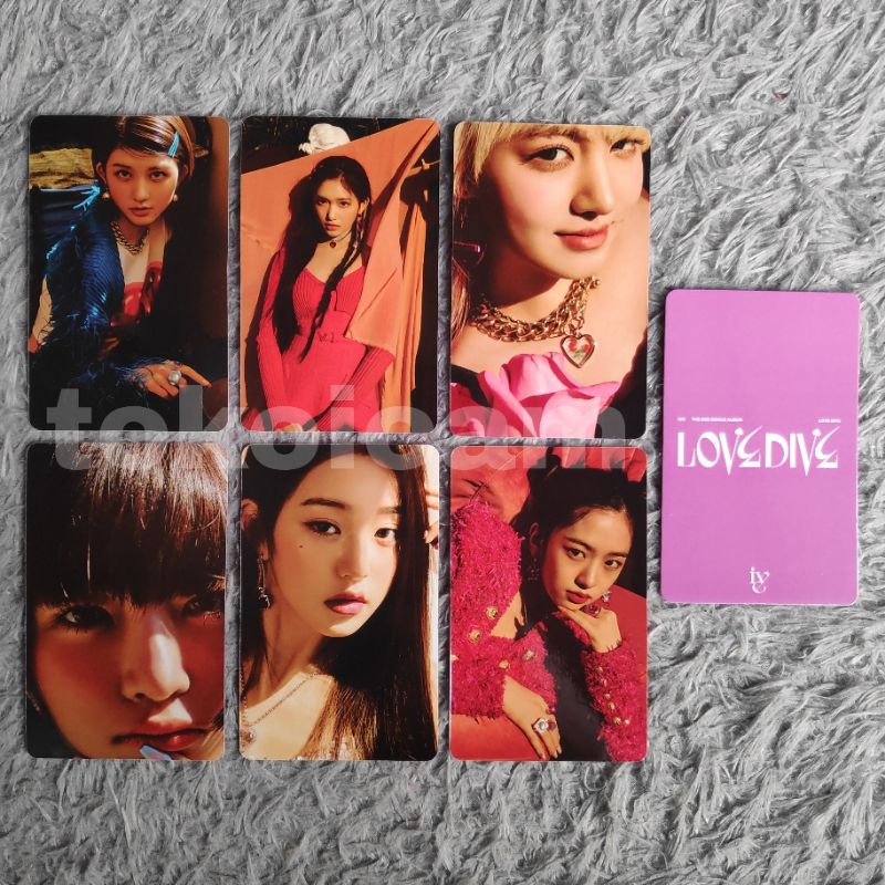 Jual Photocard IVE Love Dive Ver 3 | Gaeul Leeseo Liz Rei Wonyoung Yujin | Shopee Indonesia