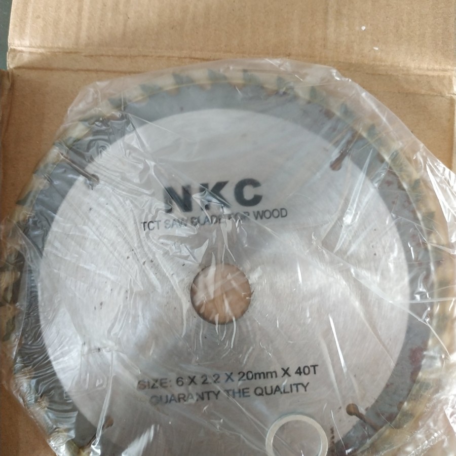Jual NKC Mata Gergaji kayu 6 inci circular saw TCT 6" mata sirkel 150 ...