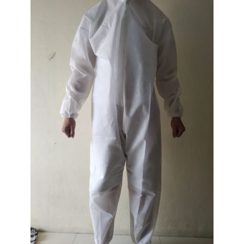 Jual BAJU APD MEDIS HAZMAT SUIT (ANTIVIRUS) DISPOSABLE | Shopee Indonesia