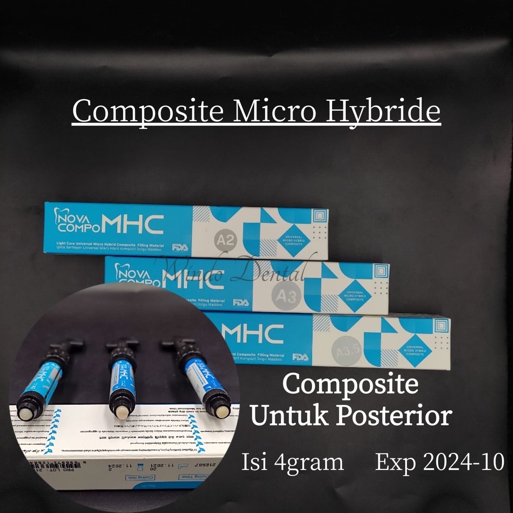 Jual DENTAL COMPOSITE FOR POSTERIOR / COMPOSIT / BAHAN TAMBAL GIGI ...