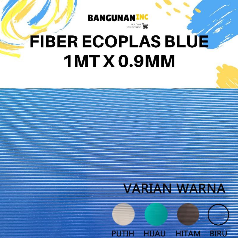 Jual FIBER PAGAR PLASTIK FIBER TEBAL BIRU HIJAU PUTIH HITAM | Shopee ...