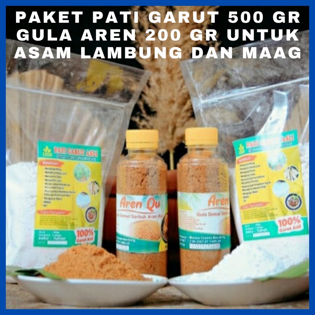 Jual Paket Tepung Pati Umbi Garut Tarigu Sagu Belanda Irut Jlarut Lerut ...