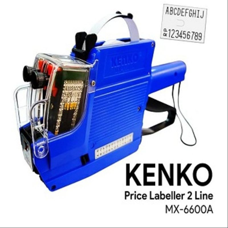 Jual Mesin Label Harga MX-6600 Price Labeller Kenko 10 digit 2 Baris | Shopee Indonesia