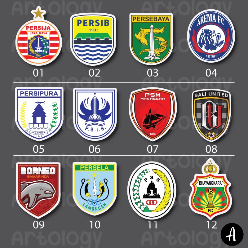 Jual [@Rp 4.500, Minimal beli 3] Stiker Tahan Air Bola Indonesia ...