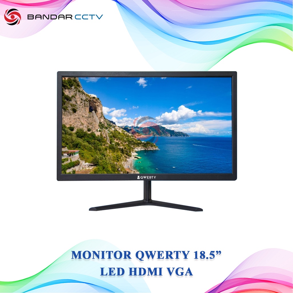Jual LED Monitor Qwerty 18 5 Inch HDMI VGA | Shopee Indonesia
