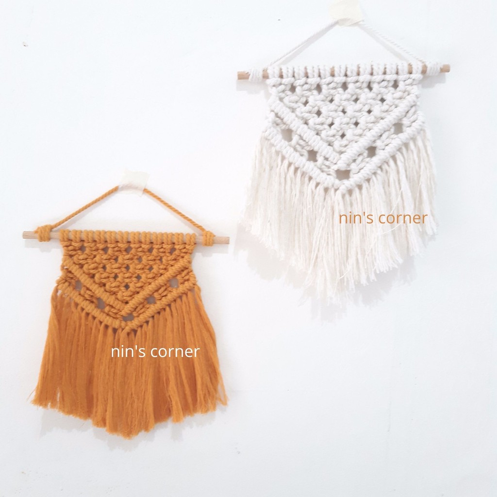 Jual Hiasan Dinding Macrame Kecil 20 cm | Shopee Indonesia