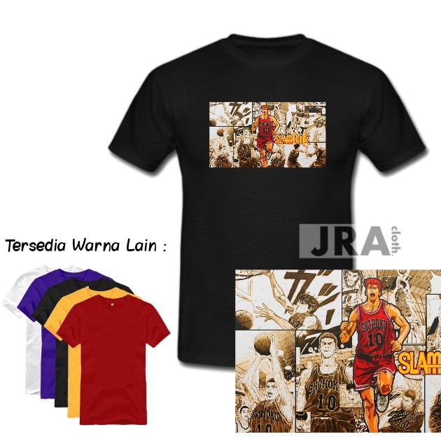 Jual KAOS SHIRT BAJU SLAMDUNK SHOHOKU ANIME COMIC VERSION | Shopee ...