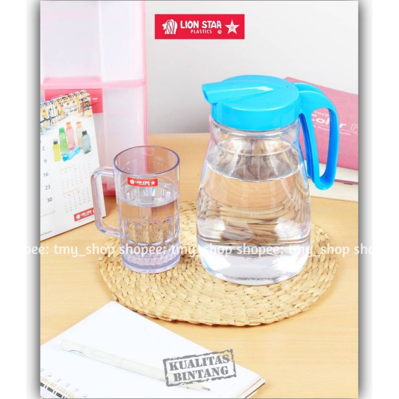 Jual Teko air/ tempat minyak lion star PAMELO 2,1 Liter water jug pamelo 2,1L tempat minum ...