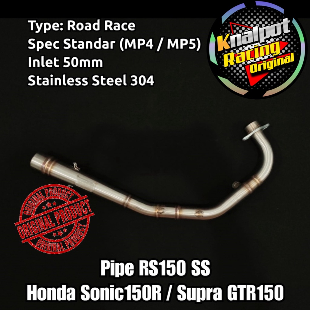 Jual Knalpot WRX RS150 Sonic 150R Pipe Only Original WRX | Shopee Indonesia