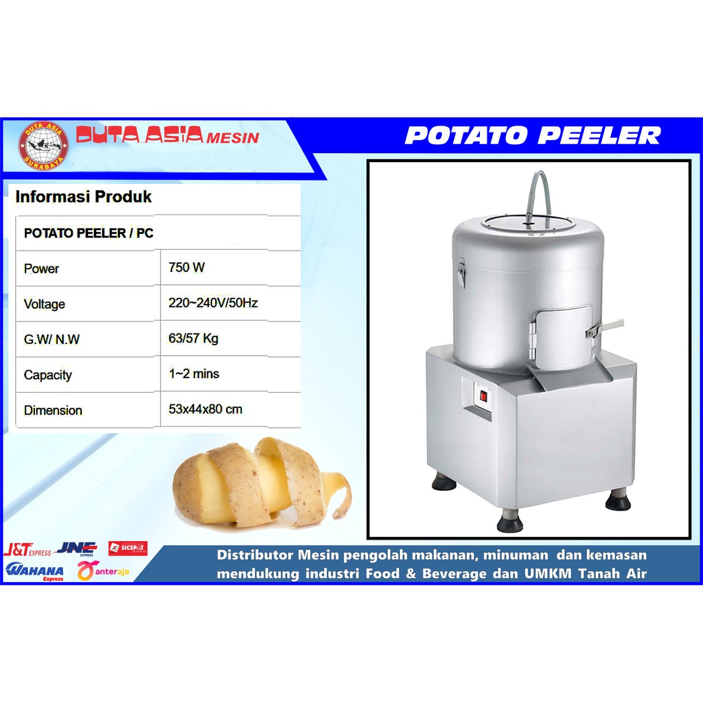 Jual POTATO PEELER / MESIN PENGUPAS KENTANG DAN UBI | Shopee Indonesia
