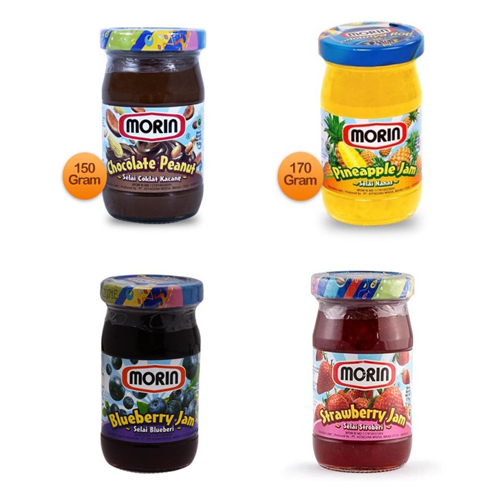 Jual Selai Morin 150 Gram & 170 Gram / Topping Jam Spread Roti | Shopee ...