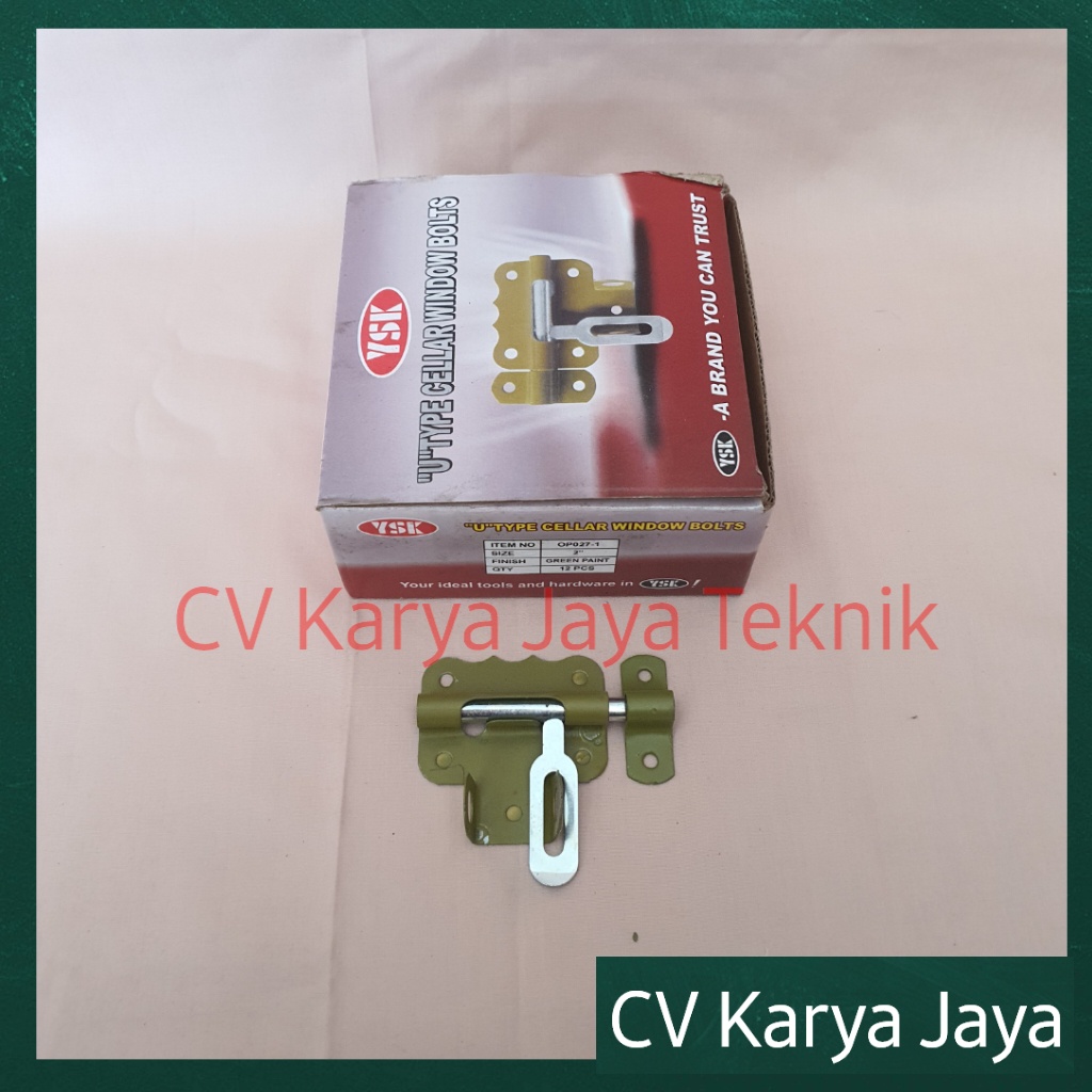 Jual Grendel Overpal 2” YSK / Cellar Window Bolt Overval | Shopee Indonesia
